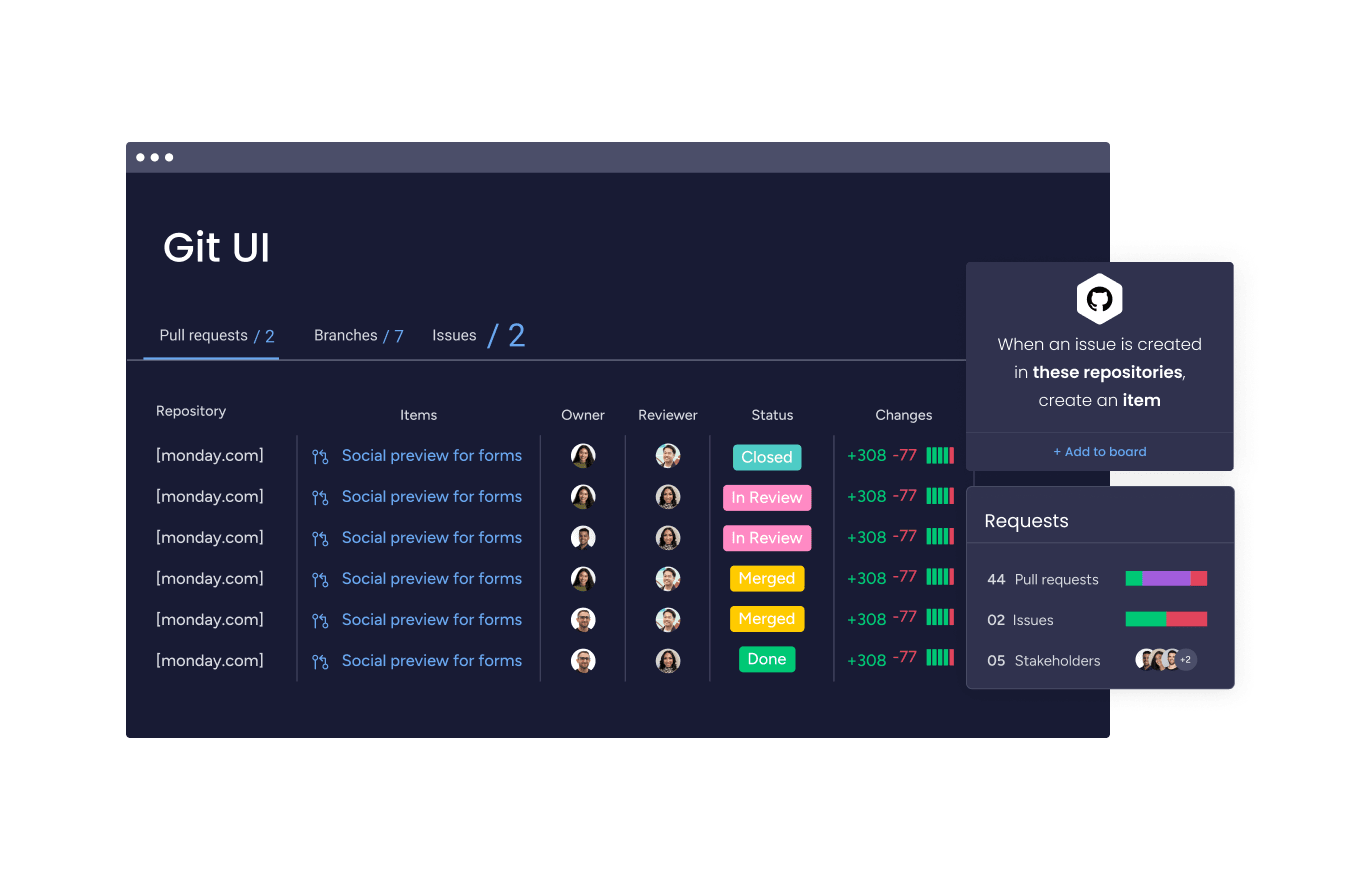 monday dev Product Development Management Features | monday.com