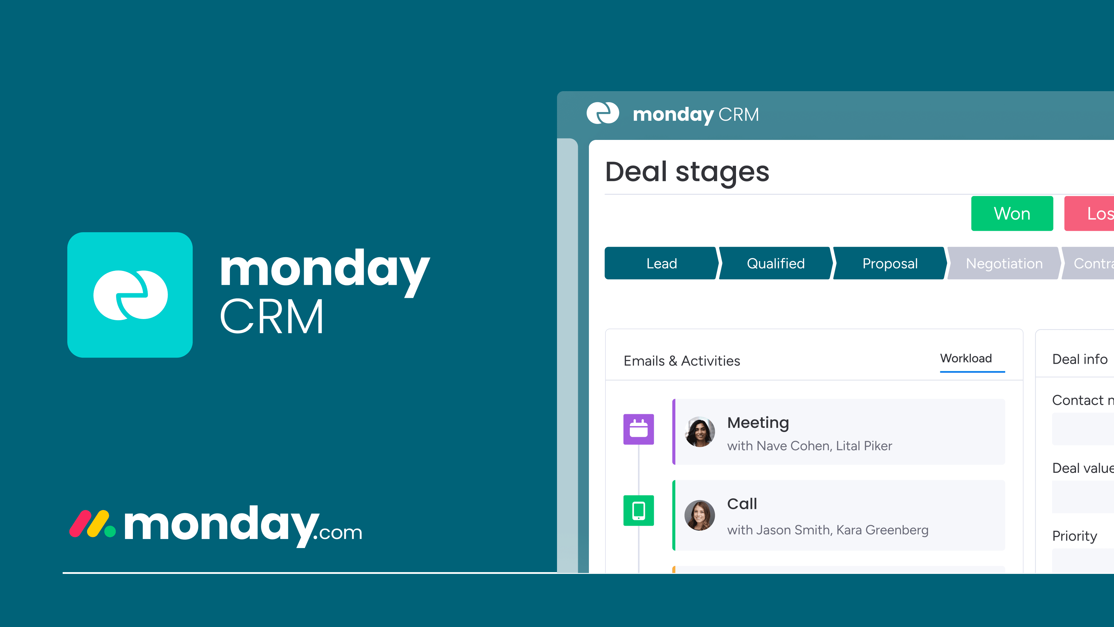 Move Deals Faster with monday AI-Powered CRM